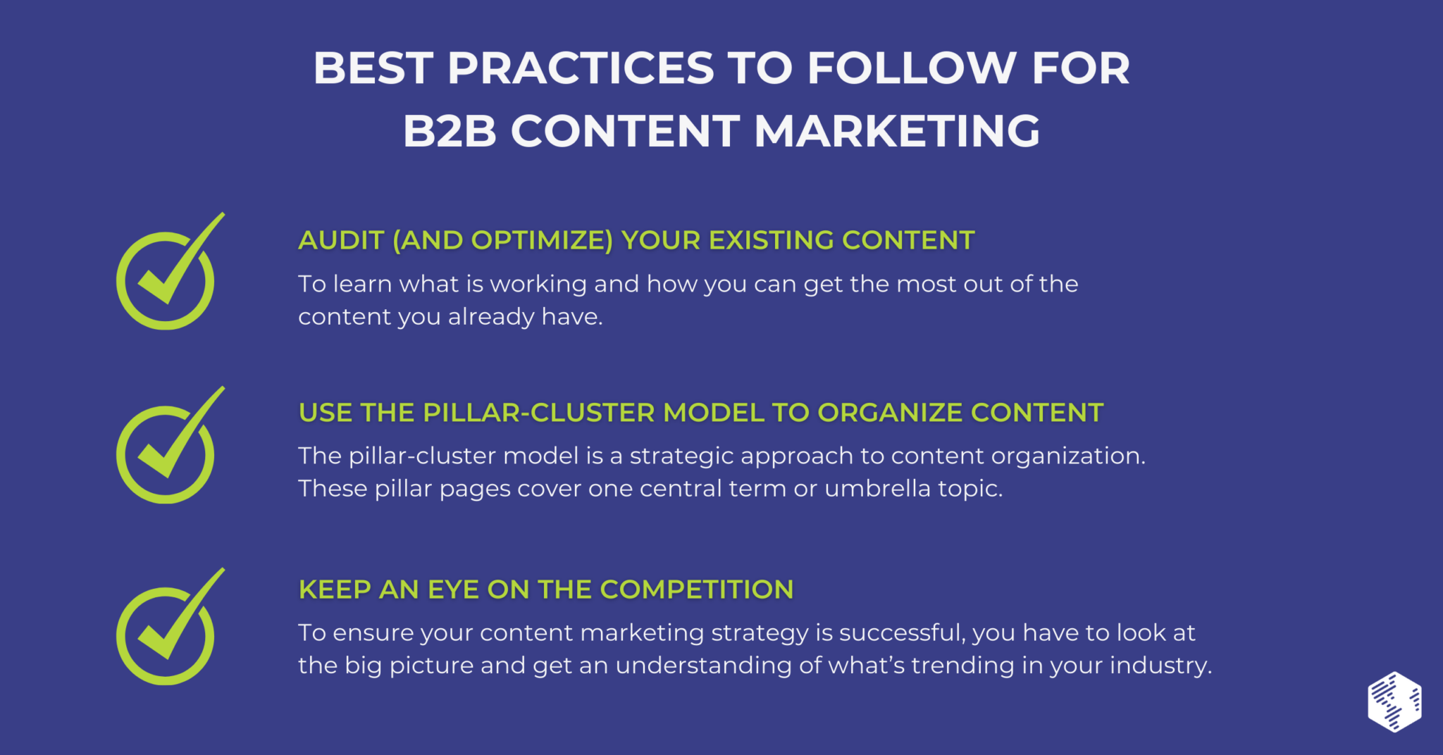Best Practices for B2B Content Marketing Strategy - OneIMS